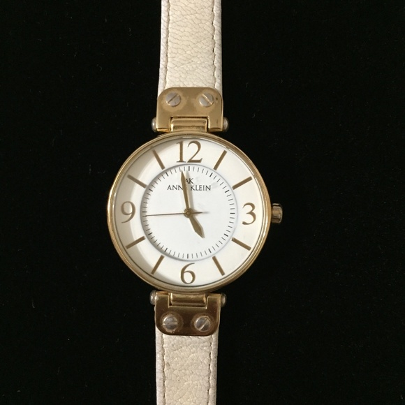 Anne Klein | Accessories | Anne Klein Gold Tone Ladies Watch 9168 ...